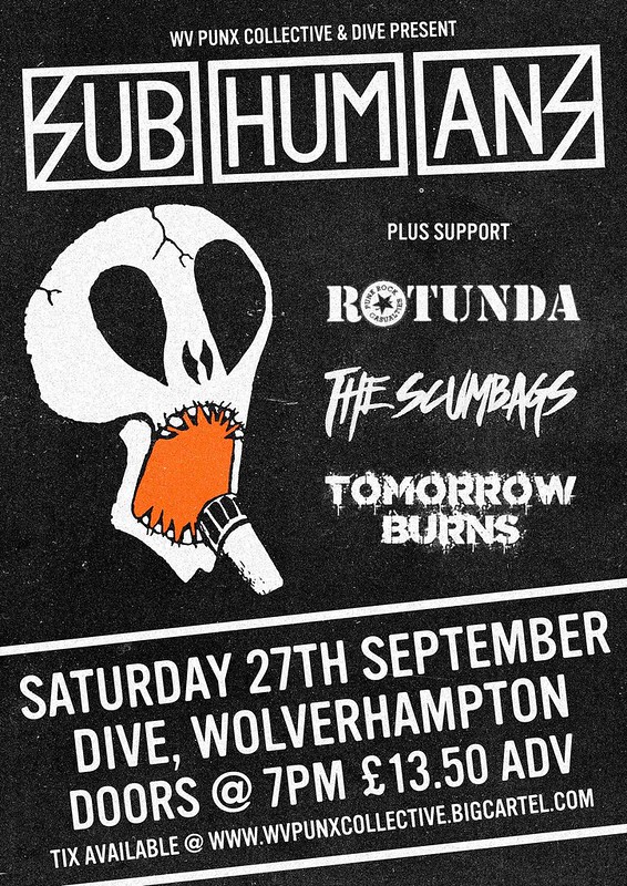 Subhumans + Support – Live At The Dive – Wolverhampton – 27.9.25 ...